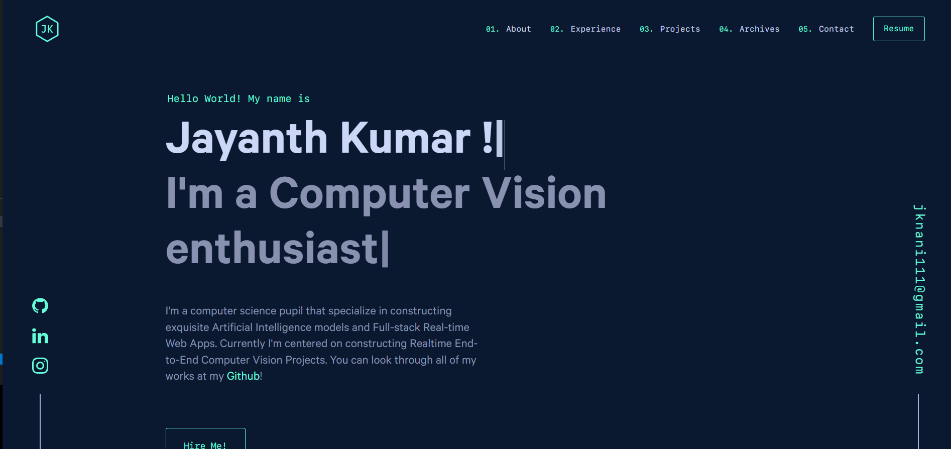 Jayanth Kumar | Software Engineer Jayanth Kumar | Software Engineer